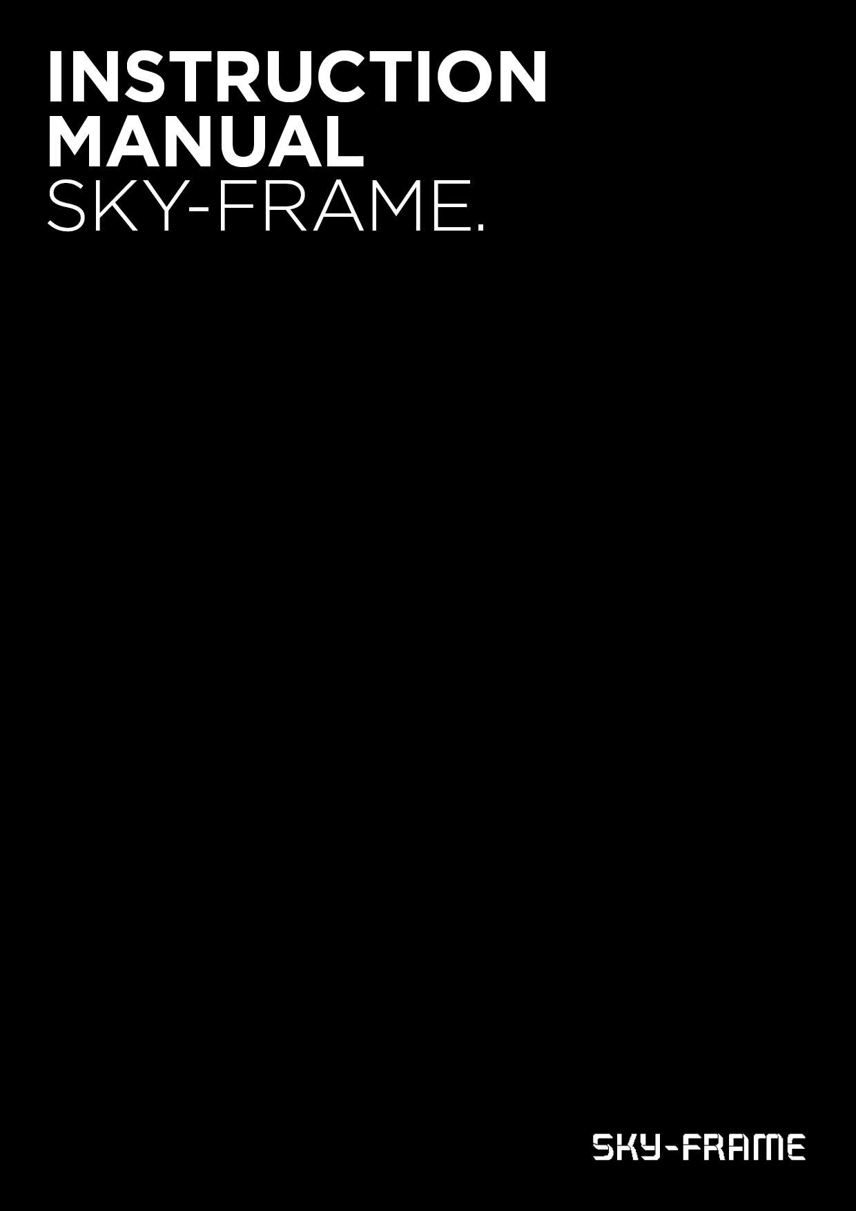 Manual | Sky-Frame